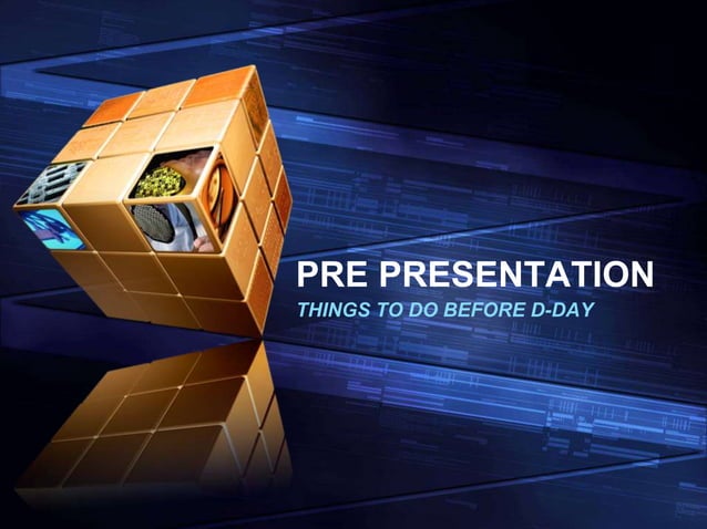 Pre Presentation | PPTX