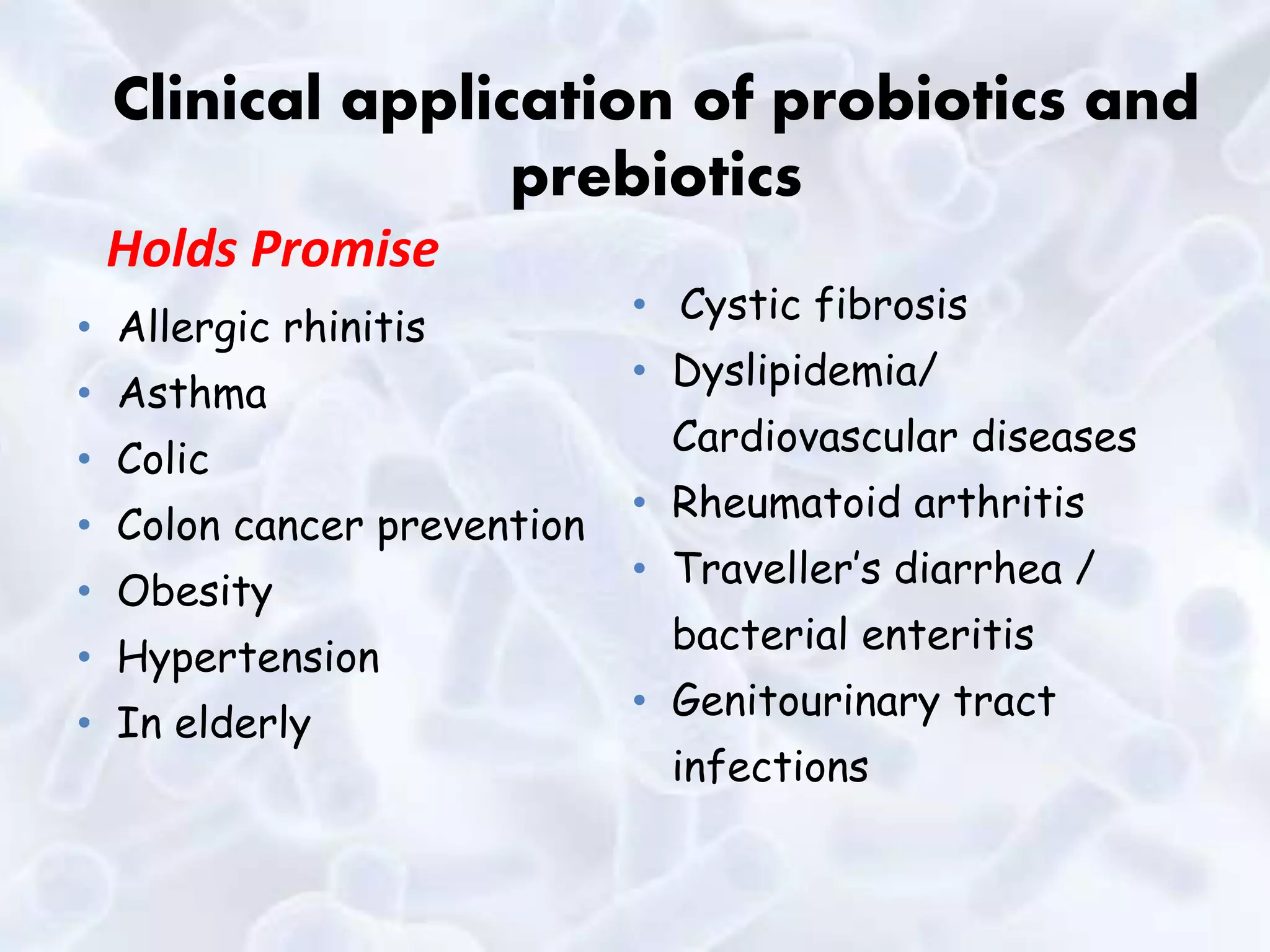 Prebiotics and probiotics | PPTX