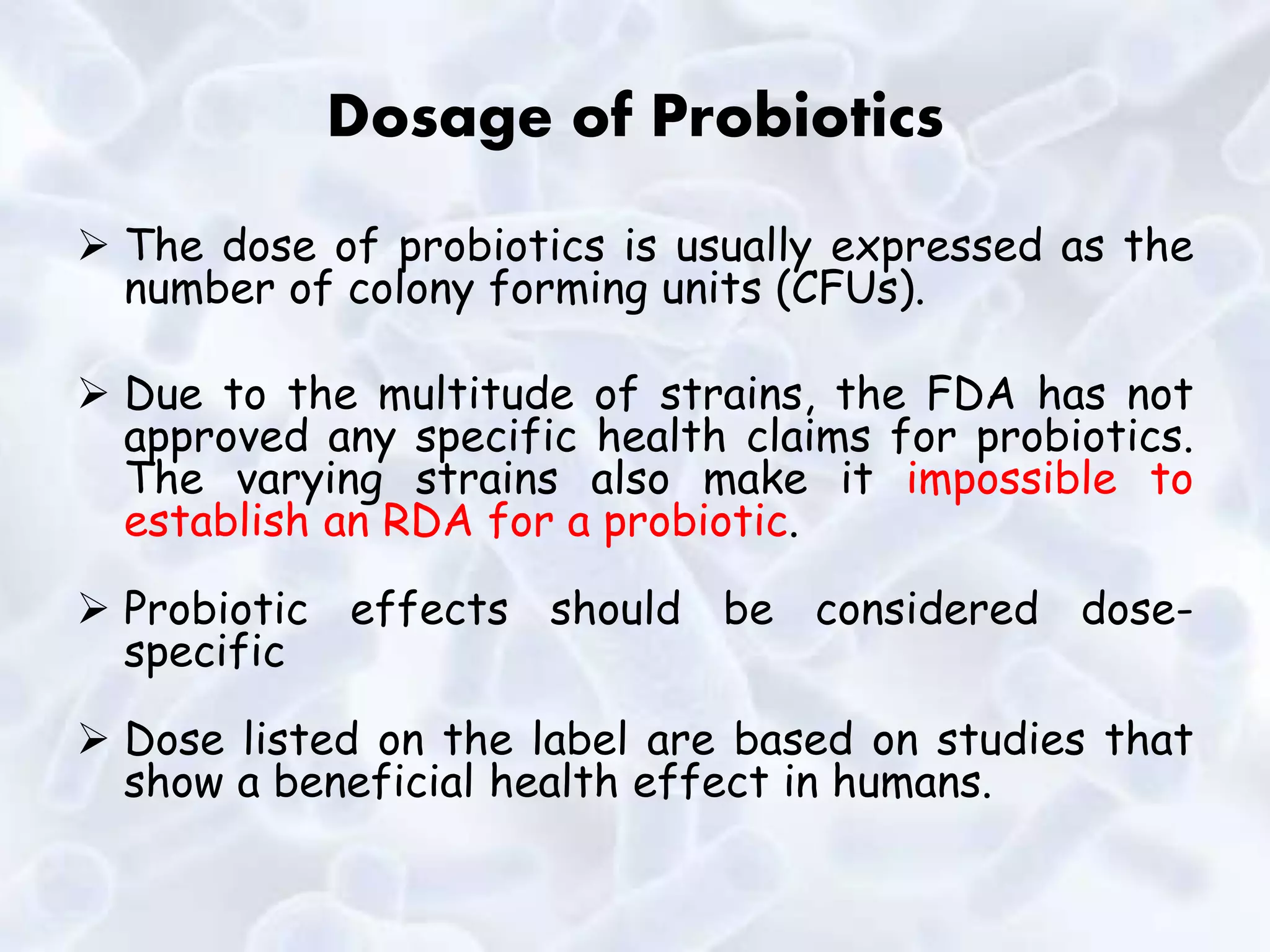 Prebiotics and probiotics | PPTX