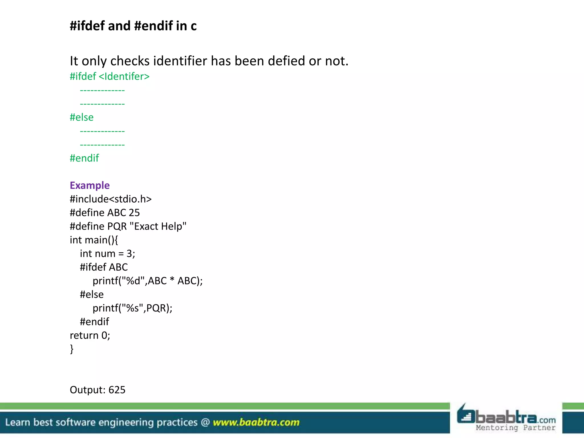 Preprocesser in c | PPT