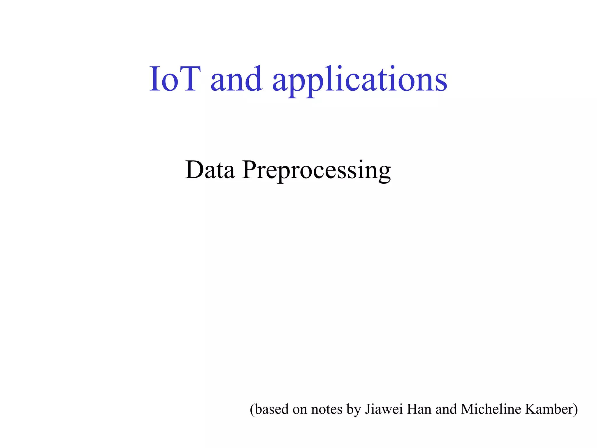 Preprocessing.ppt | Databases | Computer Software and Applications