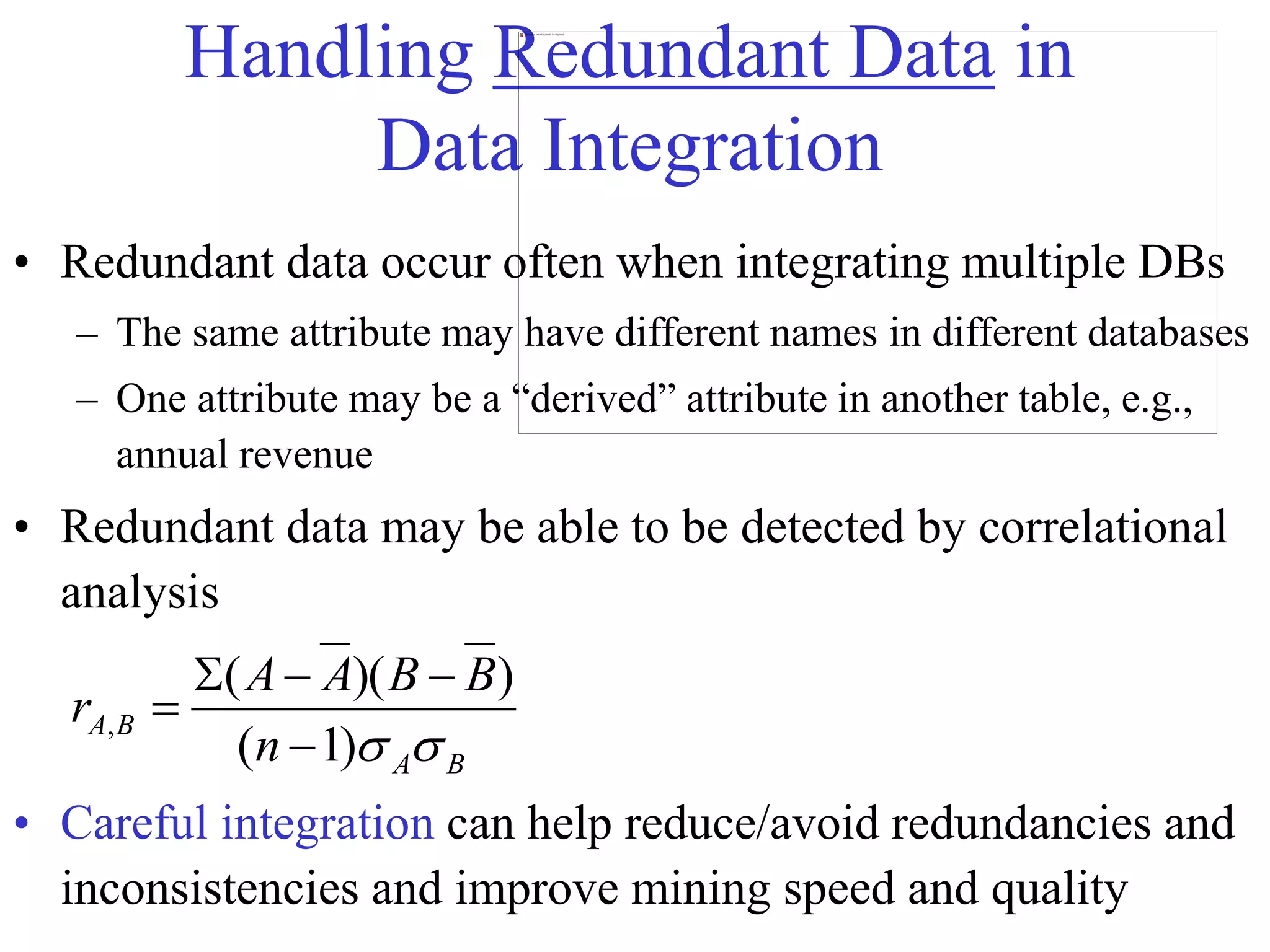Preprocessing.ppt | Databases | Computer Software and Applications
