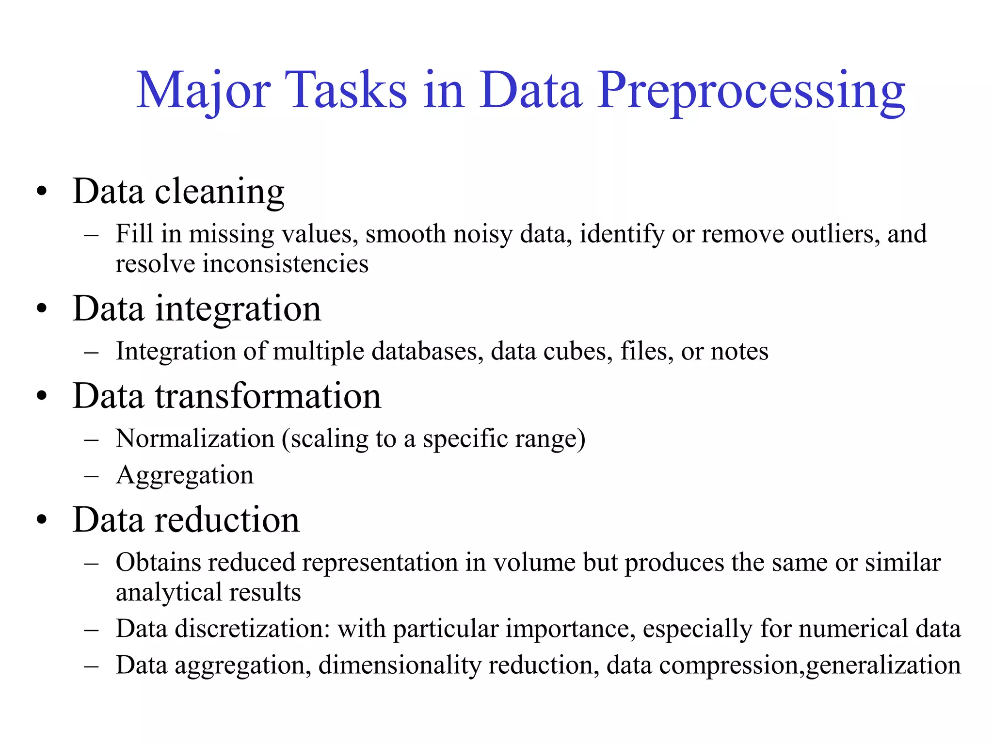 Preprocessing.ppt | Databases | Computer Software and Applications