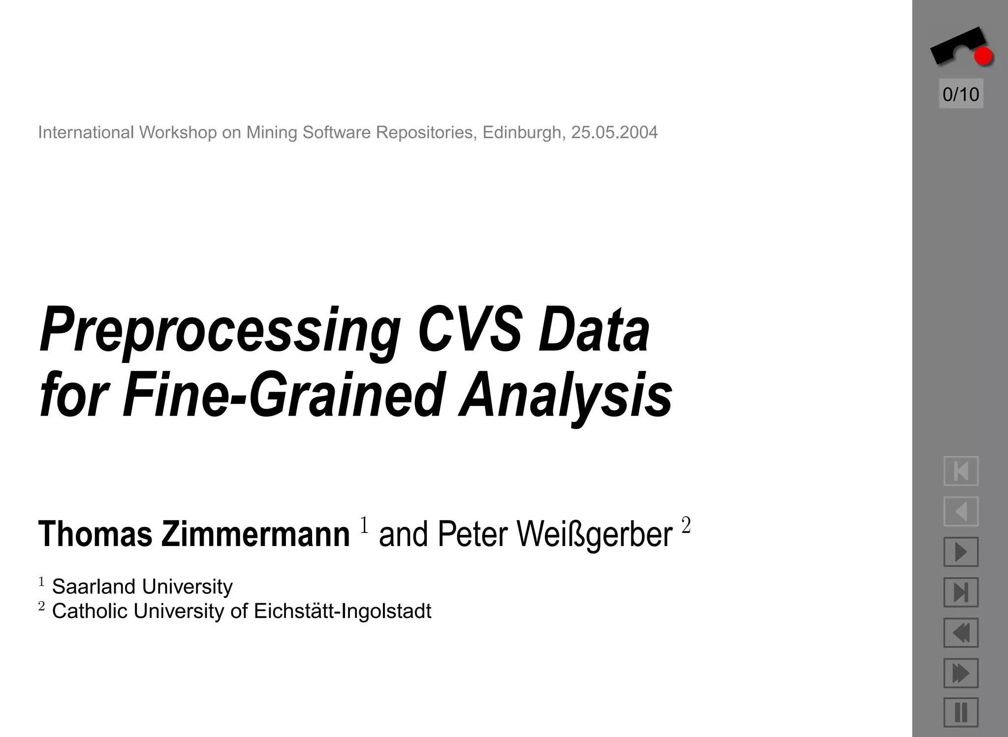 Preprocessing Cvs Data For Fine Grained Analysis Pdf Databases Computer Software And