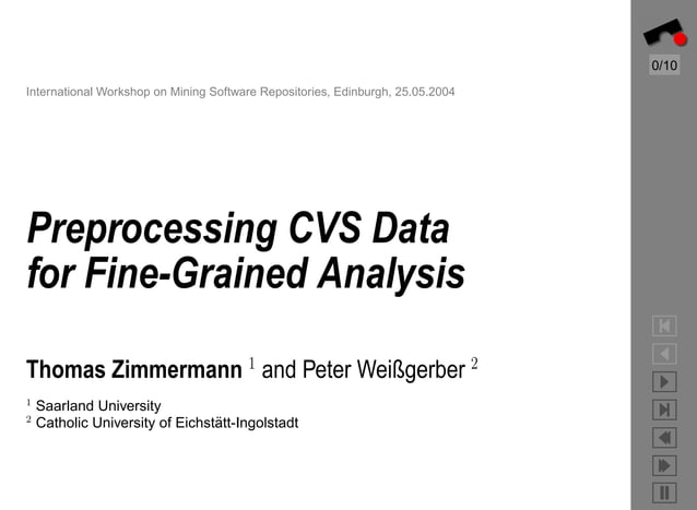 Preprocessing CVS Data for Fine-Grained Analysis | PDF | Databases | Computer Software and ...