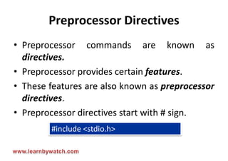 Preprocessor | PPT