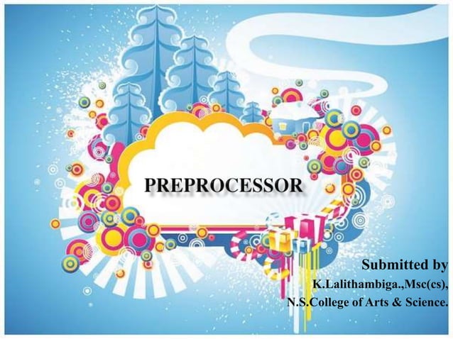 Preprocessor | PPT