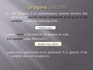 Preprocessor | PPTX