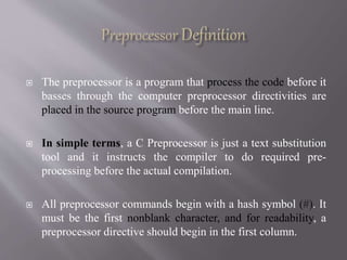 Preprocessor | PPTX