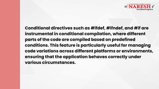 preprocessor directives in C programming.pdf | Programming Languages | Computing