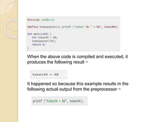 Preprocessor directives in c language | PPT