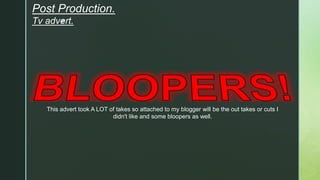 pre prod tv advert.pptx