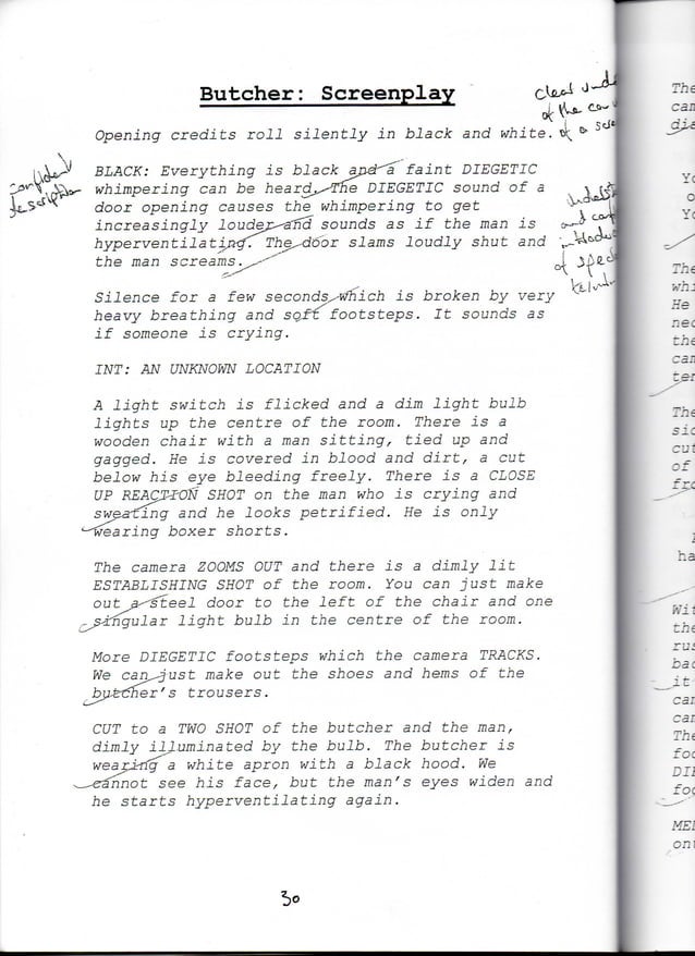 GCSE Film Studies: Pre production examples | PDF