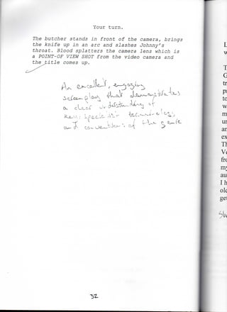 GCSE Film Studies: Pre production examples | PDF