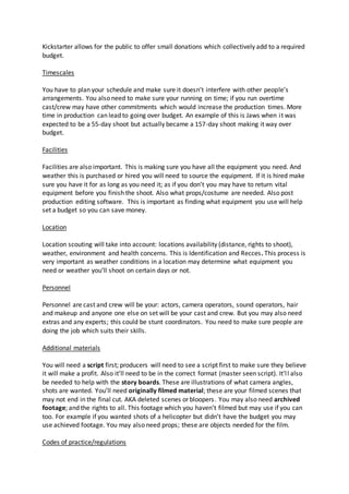 Pre production final | PDF