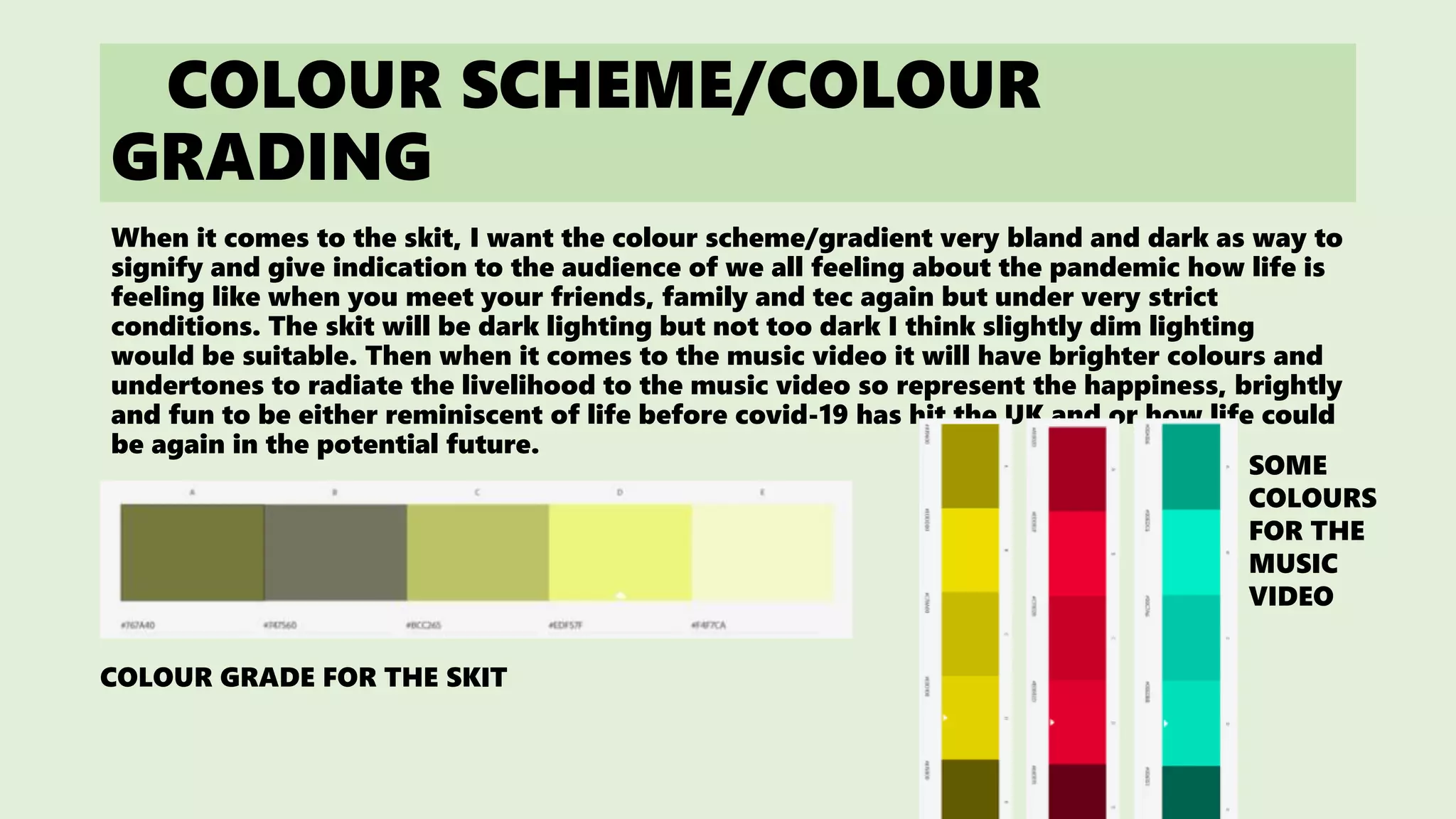 Pre production music video | PPT