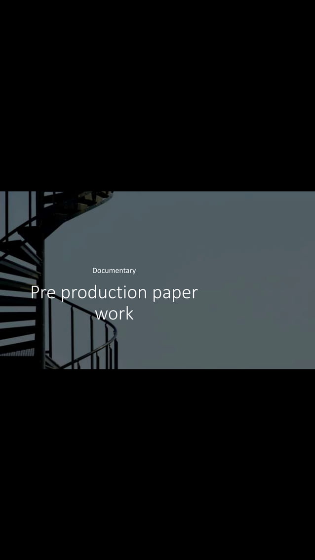 pre production paperwork.pptx