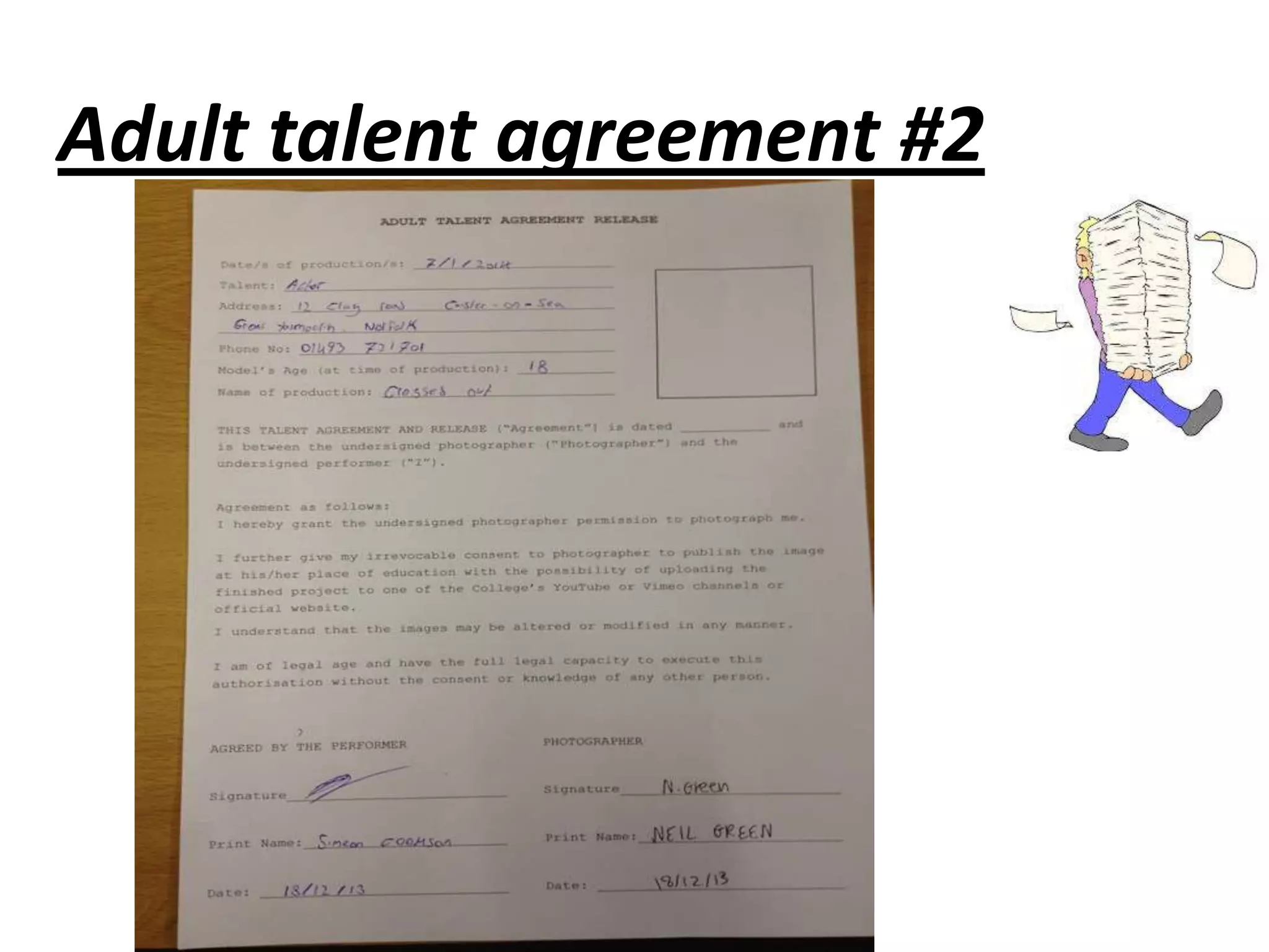 Pre production paperwork | PPT