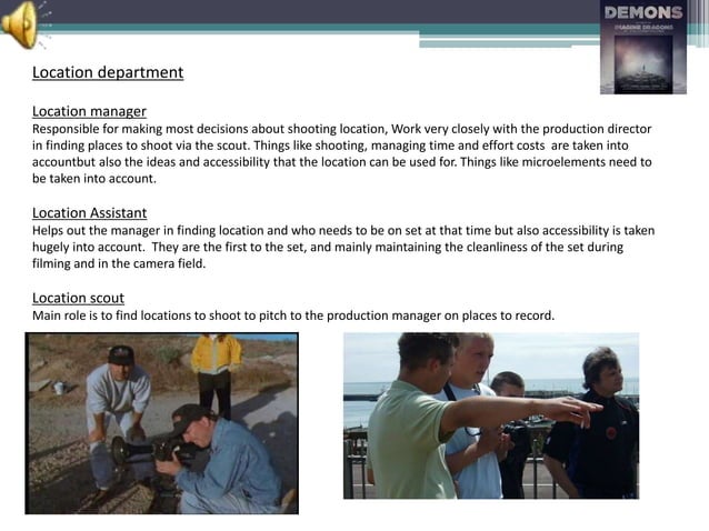 Pre production, production and post production roles within a music ...