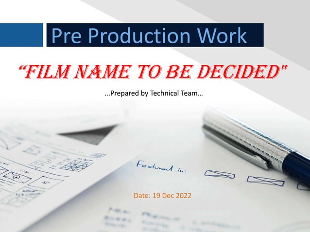 Pre Production Sheet.pptx