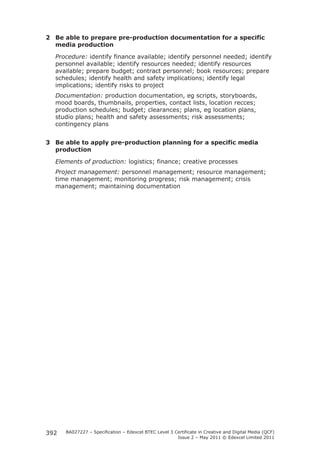 Pre production techniques | PDF