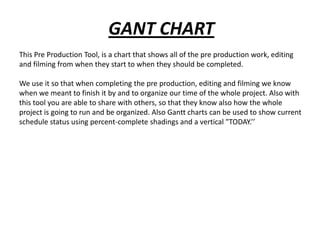Pre production tools | PPTX | Desktop Publishing | Computer Software ...