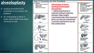 Indications and pre-prosthetic procedures For making prosthesis - DR ...