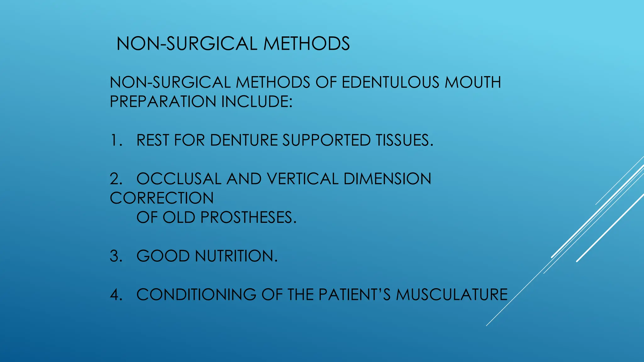 Preprosthetic mouth preparation in COMPLETE DENTURE.pptx