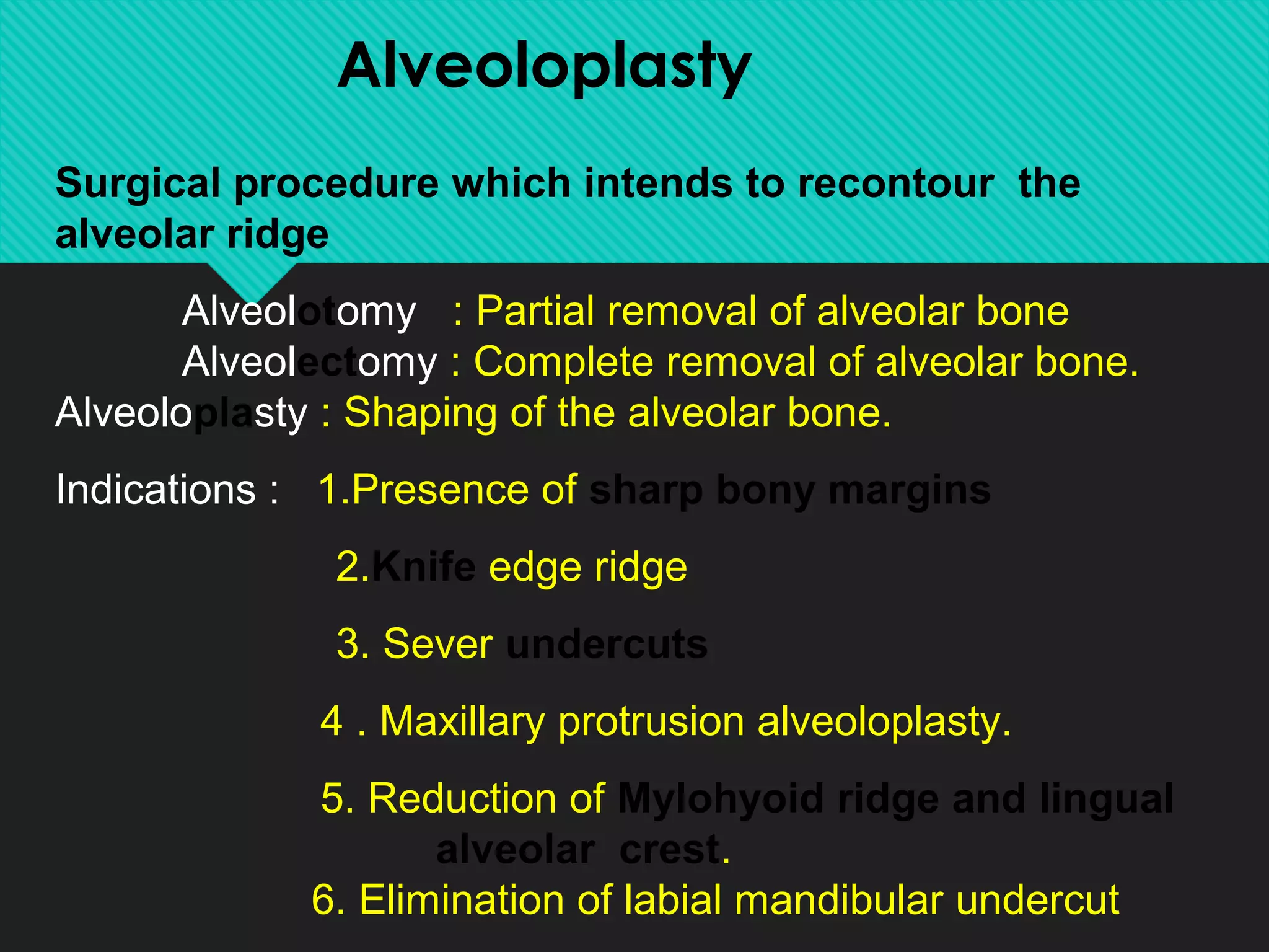 Pre prosthetic surgeries | PPT