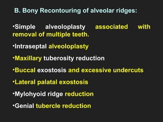 Pre prosthetic surgeries | PPT