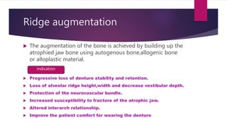 Pre prosthetic surgery | PPTX