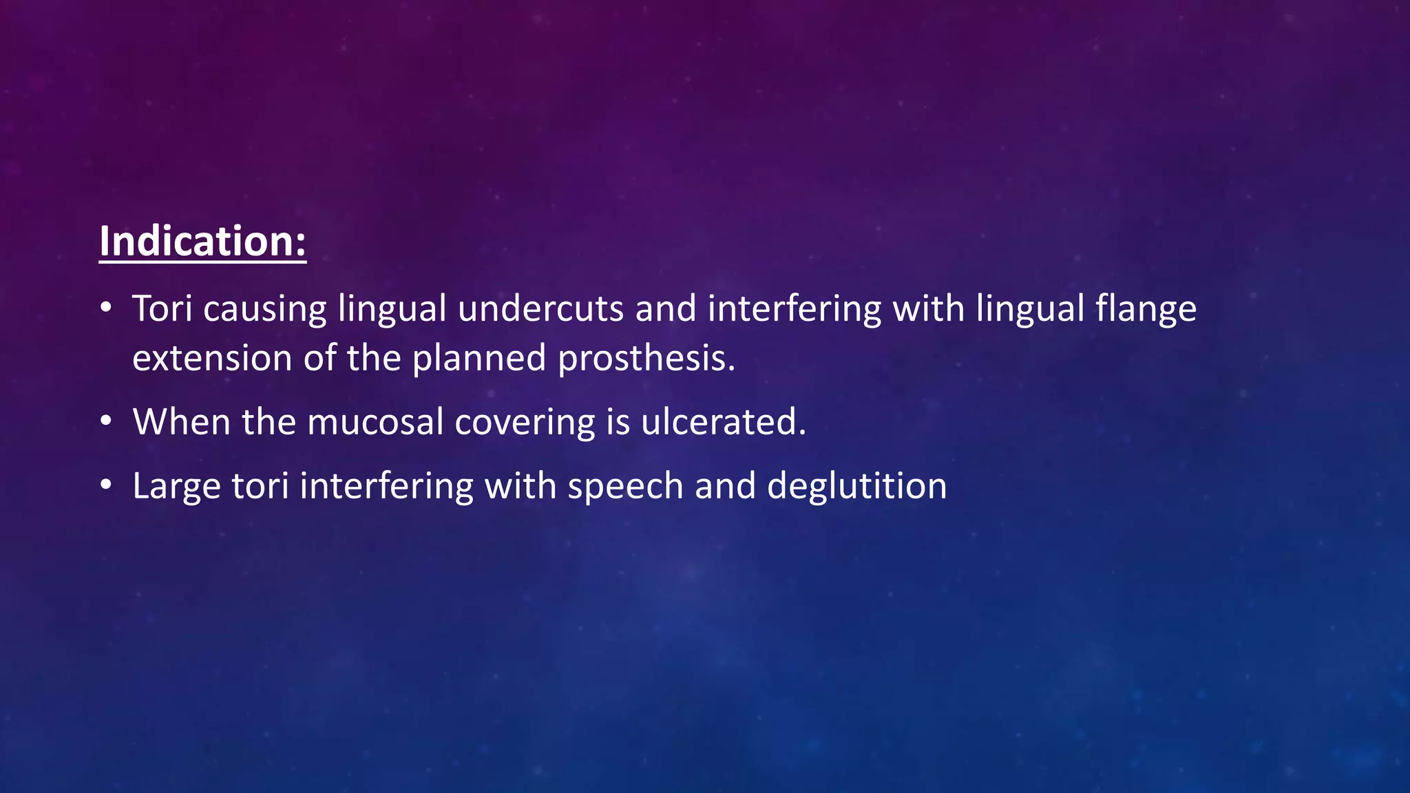Preprosthetic surgery; Prosthodontic consideraration | PPTX