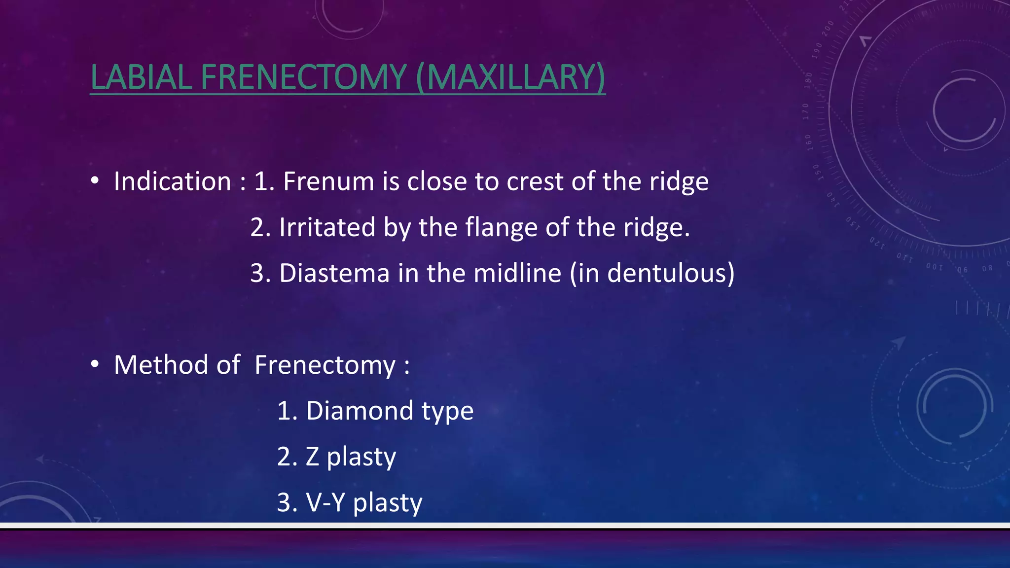 Preprosthetic surgery; Prosthodontic consideraration | PPTX
