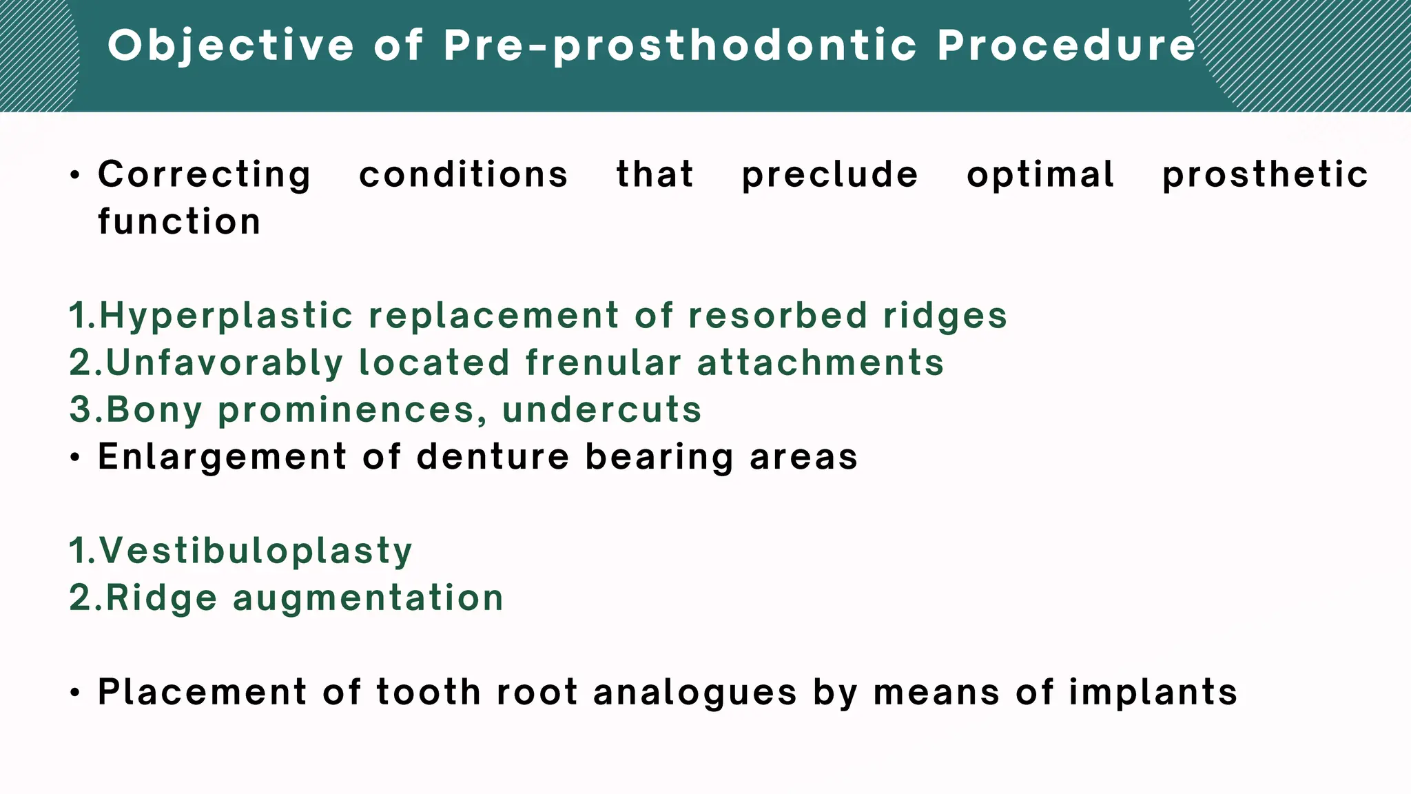 Pre prosthetic surgery ........... pptx | PPTX | Surgery | Medical Health