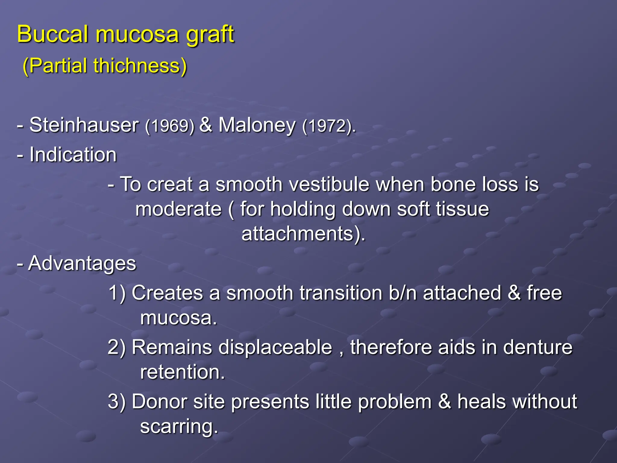 Preprosthetic surgery - ridge correction 2.ppt