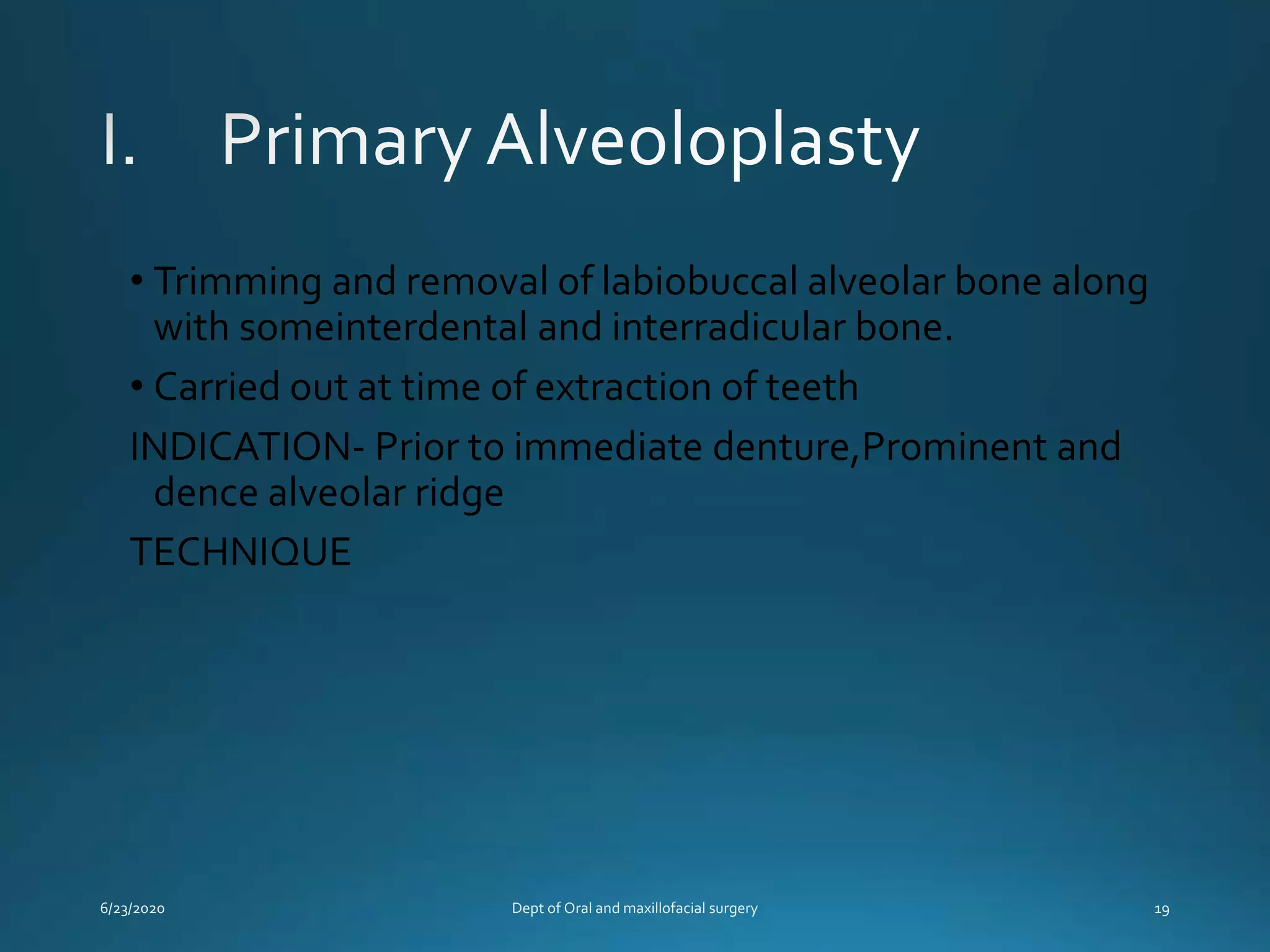 Preprosthetic surgery of maxilla | PPTX