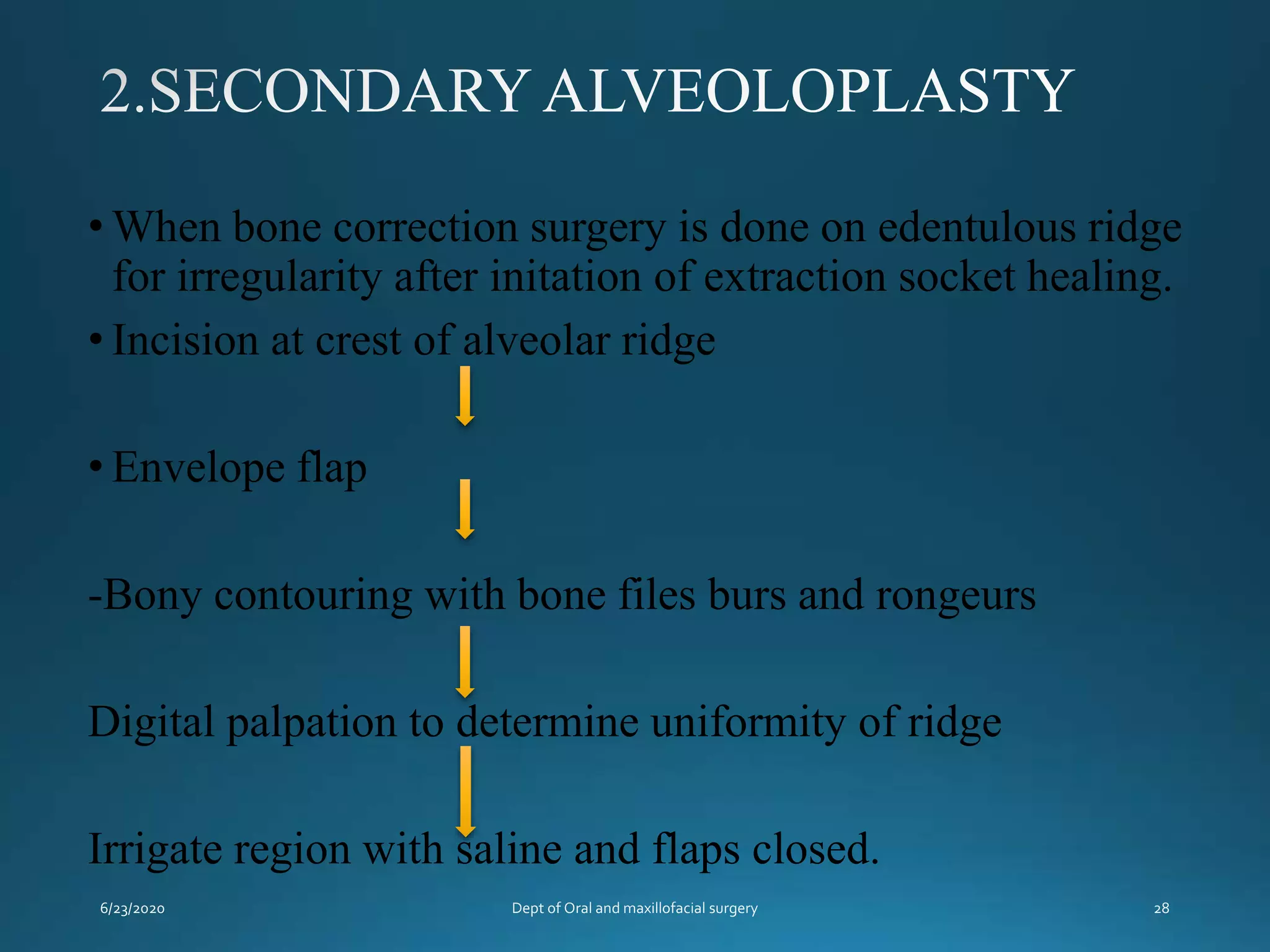 Preprosthetic surgery of maxilla | PPTX