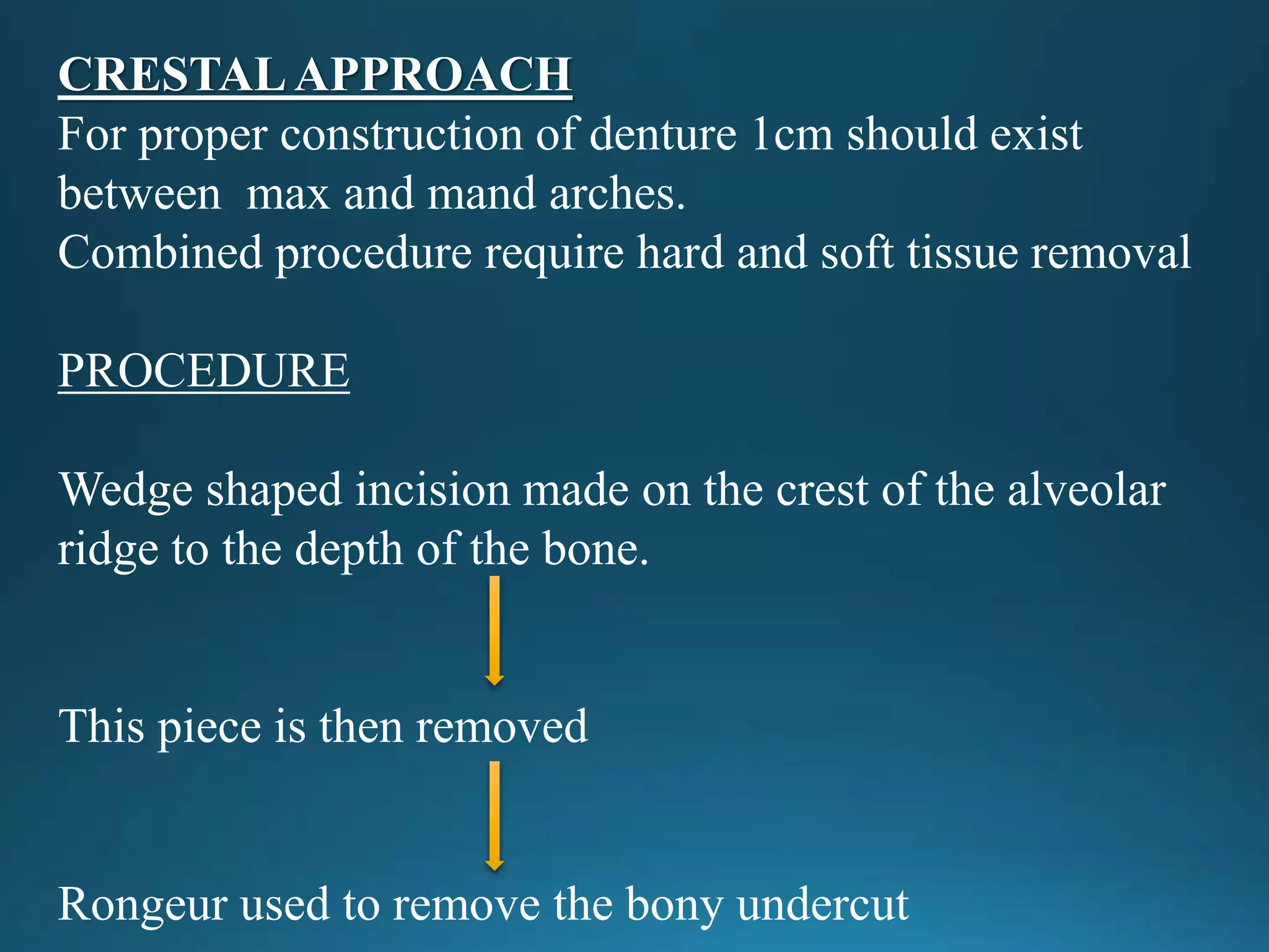 Preprosthetic surgery of maxilla | PPTX