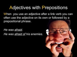 ADJECTIVES WITH PREPOSITIONS | PPT