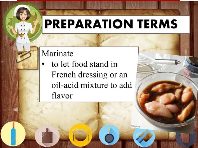 Preparation Terms and Cooking Methods | PPTX