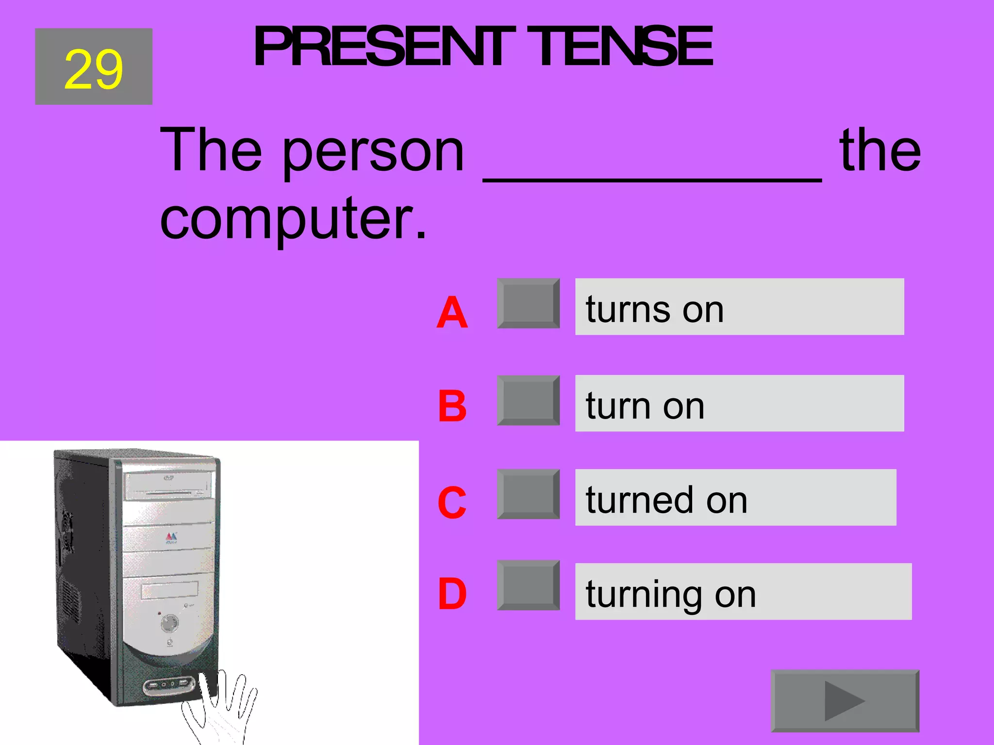 Prep Test Computer Verbs | PPT