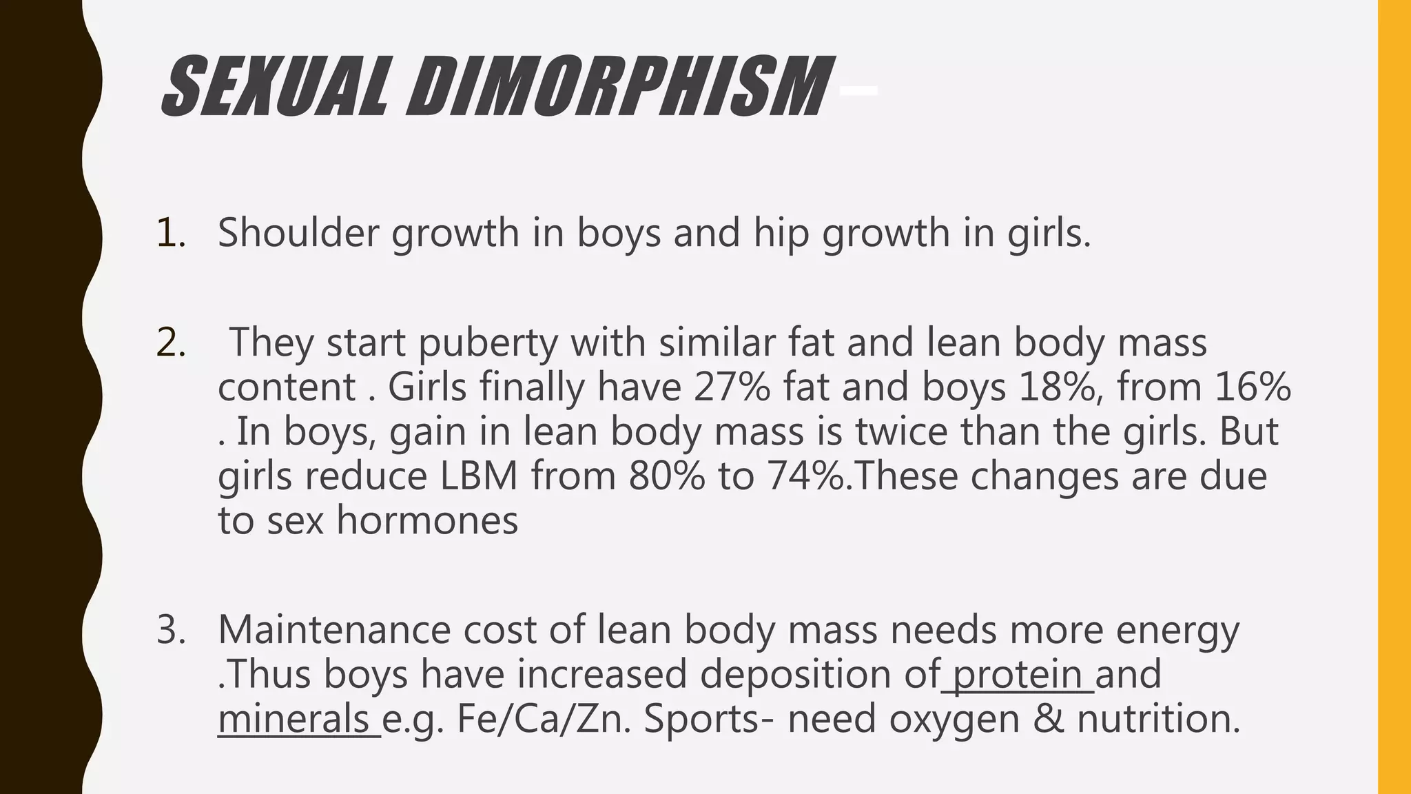 Pre pubertal growth spurt | PPTX