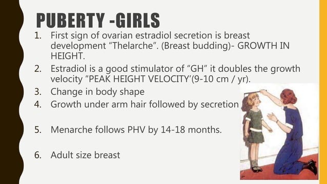 Pre pubertal growth spurt | PPTX
