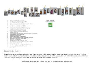 Prep SSP Structure - Literacy Planning from Week 4 | PPT