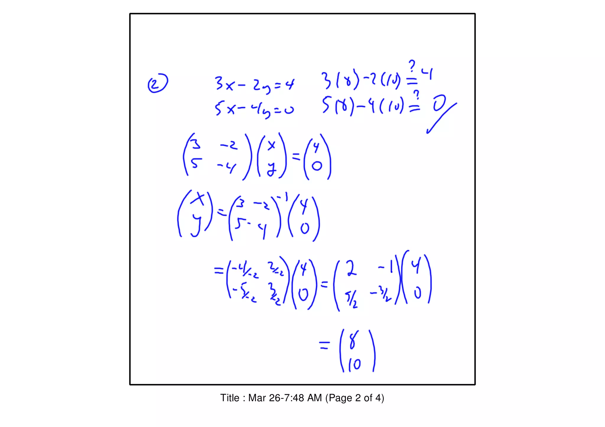 preCalclulus: preQUIZ11B Matrix Algebra | PPT
