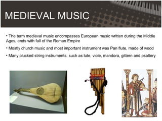 Music through ages | PPT