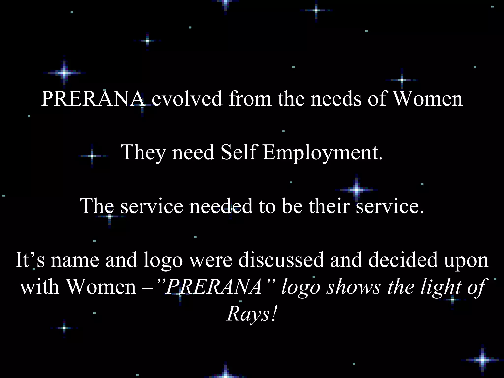 Prerana Women Empowerment | PPT