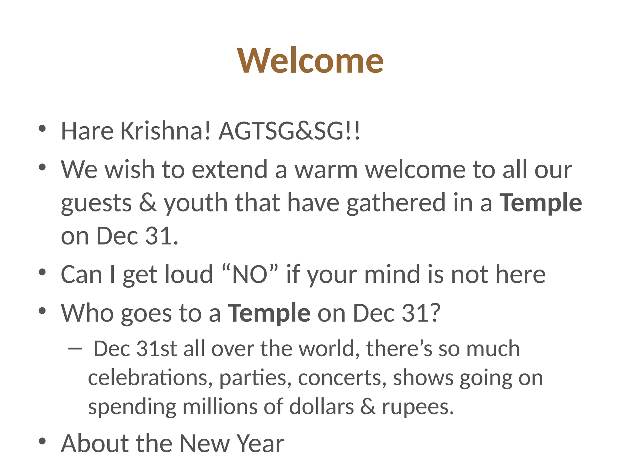 Prerana Outline ISKCON Chowpatty Outline | PPT