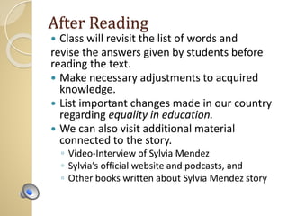 Prereading plan strategy ~ presentation | PPTX