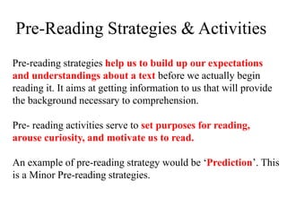 Pre Reading Strategies - 1.ppt
